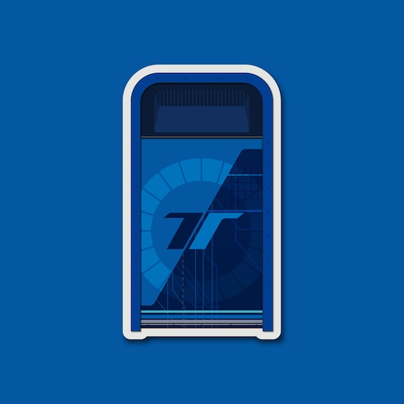 EPCOT Test Track Trash Can Vinyl Sticker Disney Sticker Walt | Etsy