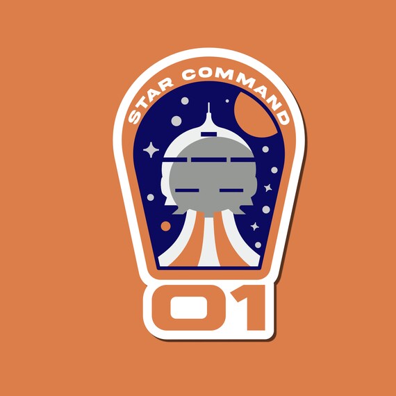 Buzz Lightyear Star Command Patch Vinyl Sticker Toy Story - Etsy