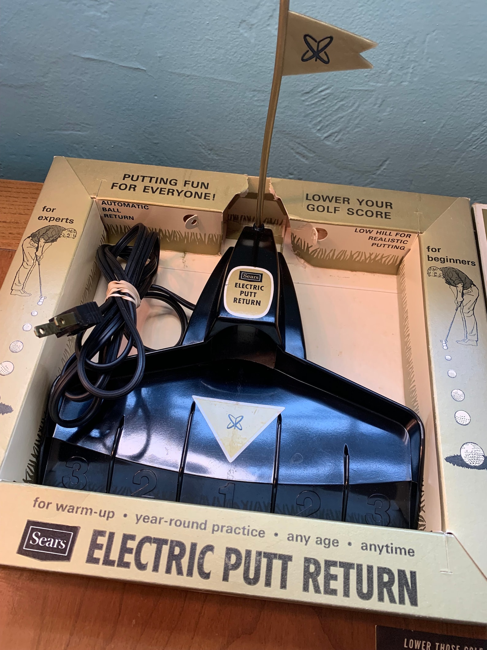 Vintage 1960s Sears Roebuck Electric Putt Return Made in USA W ...