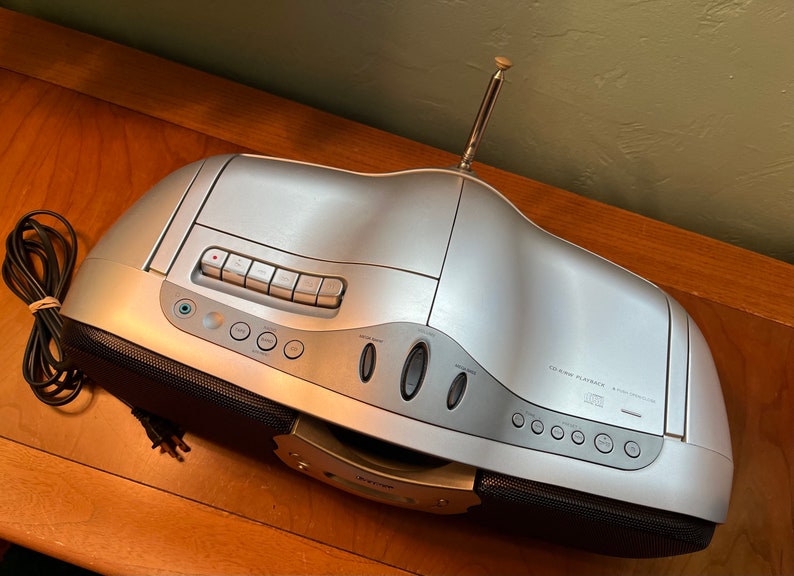 Vintage 90s/y2k Sony CFD-F10 Boom Box CD Radio Cassette Recorder Mega ...