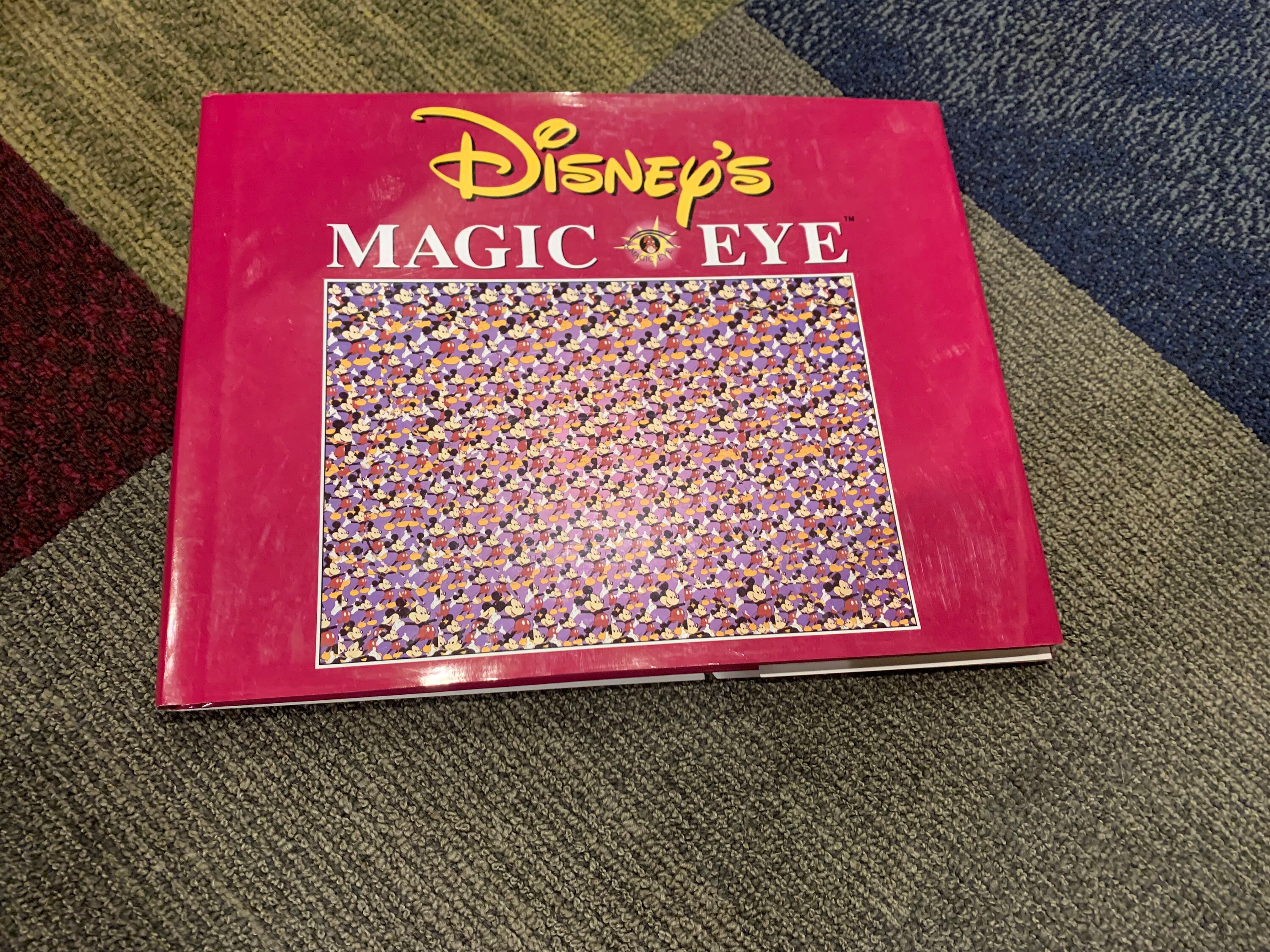 Vintage 1994 Disney's Magic Eye 3D Illusions Book N.E. - Etsy