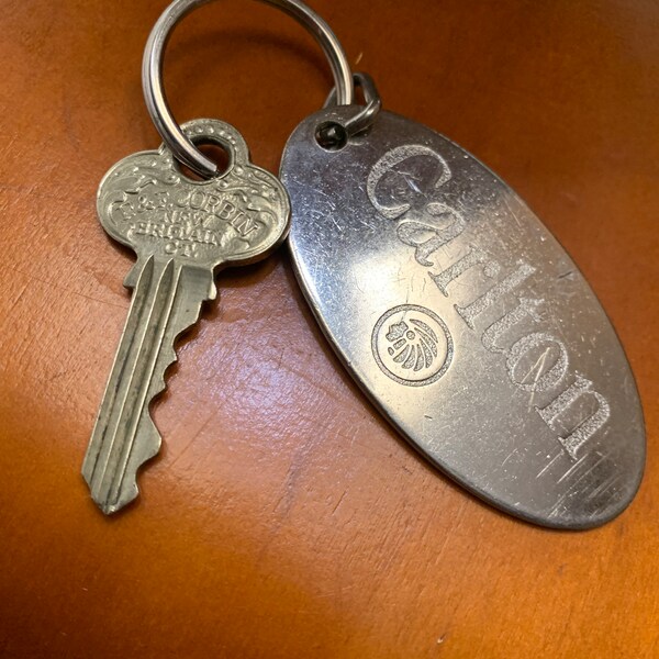 Antique Hotel Key Fob - Etsy