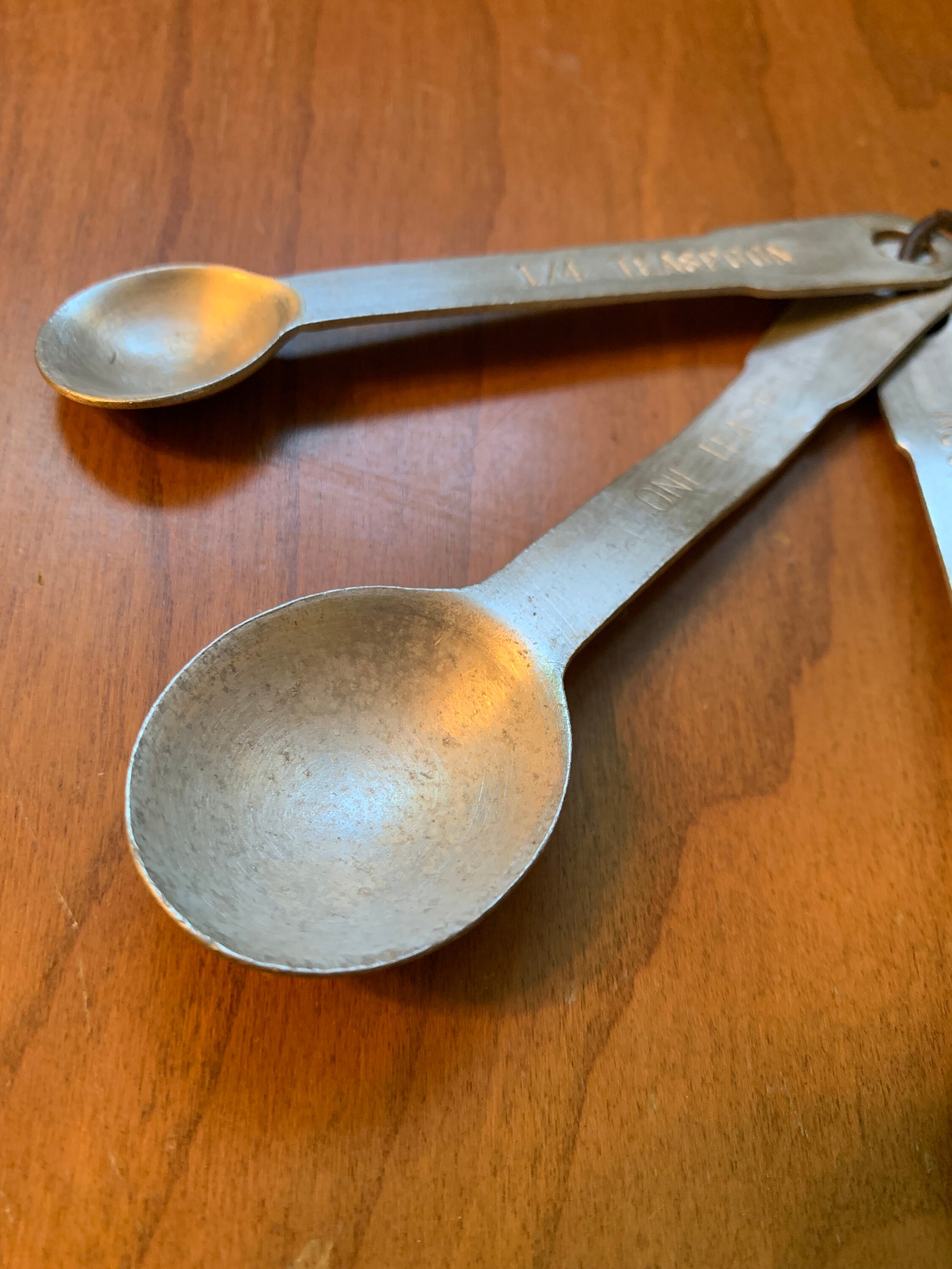 Vintage 1940s Aluminum Measuring Spoons Made in USA - Etsy