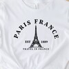 Paris France Shirt, Eiffel Tower T-shirt, France Family Souvenir Shirt ...