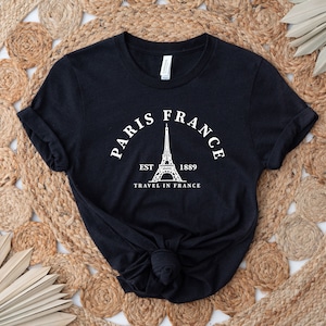 Paris France Shirt, Eiffel Tower T-shirt, France Family Souvenir Shirt ...