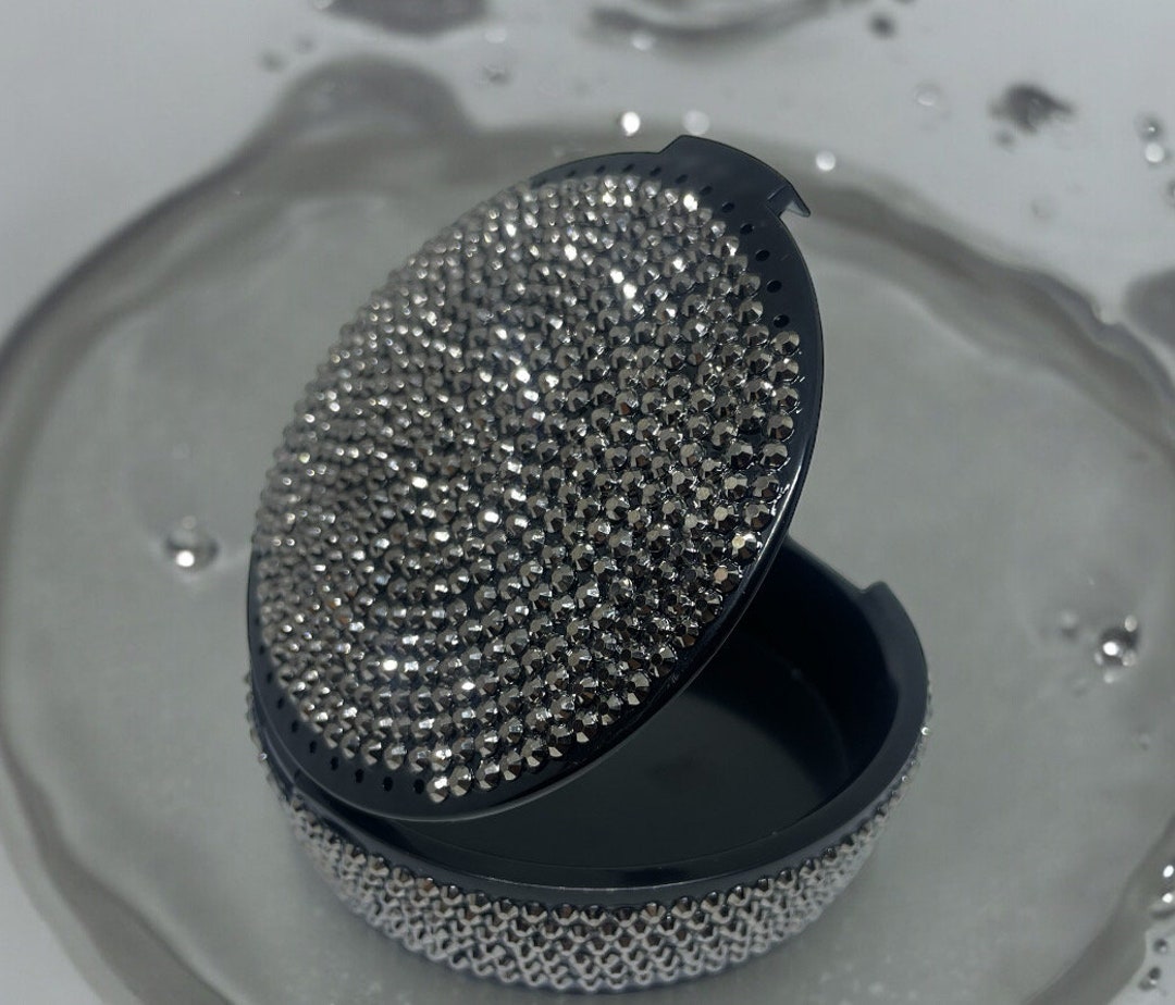 Rhinestone Retainer Holder Partial Denture Case Bedazzled Travel ...