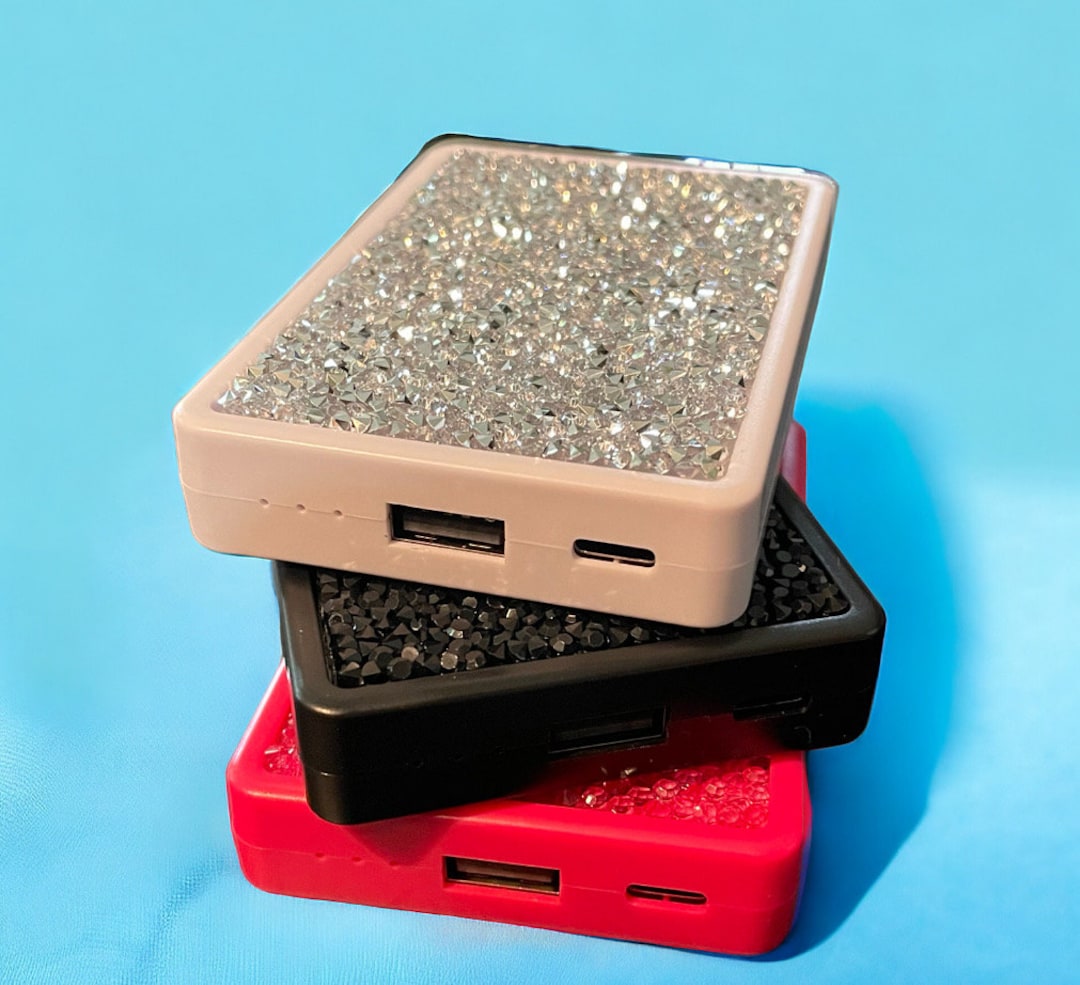 Bling Powerbank Rhinestone Charger Power Bank Bedazzled - Etsy UK