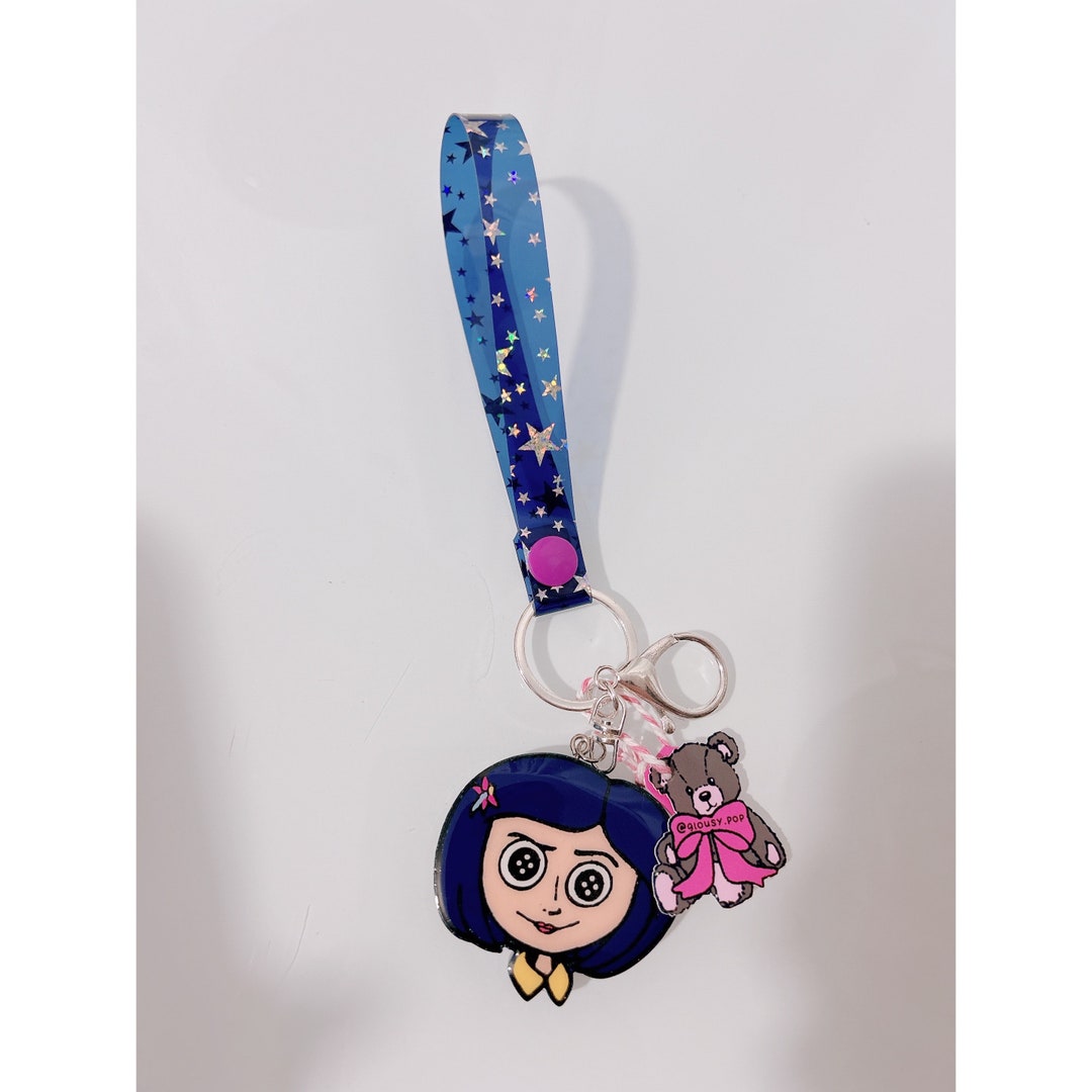 Coraline and the Secret Door Keychain - Etsy