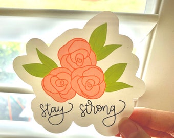 Stay Strong Sticker | Etsy