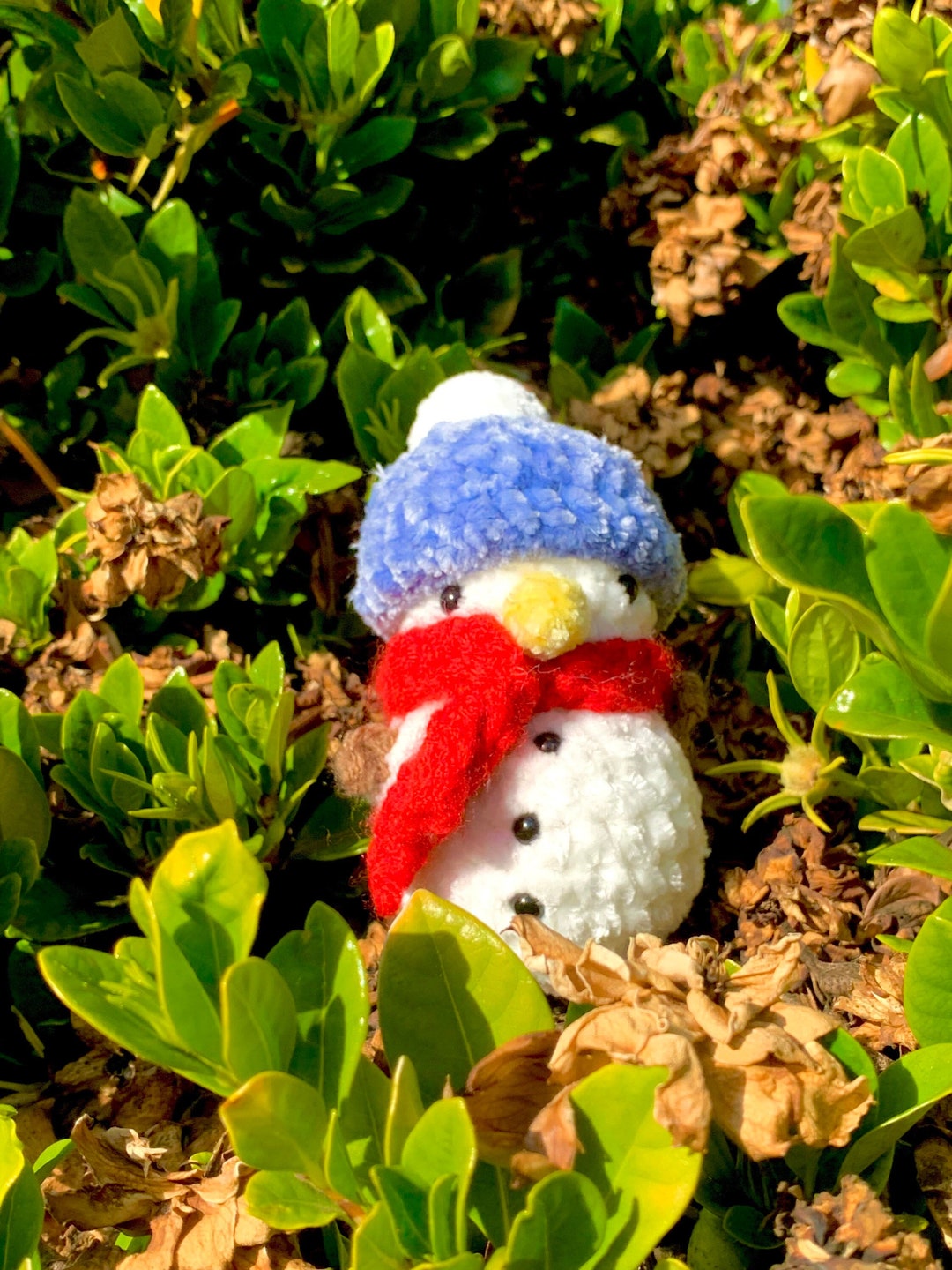 Mini Snowman, Handmade, Crochet, Amigurumi, Plushies, Plush, Plushie ...