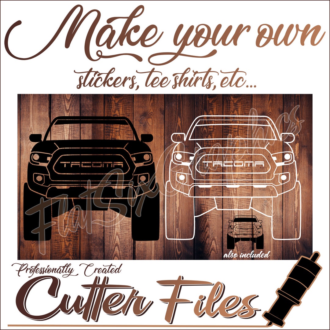 Toyota Tacoma, SVG Vector File Cut File for Cricut and Silhouette ...