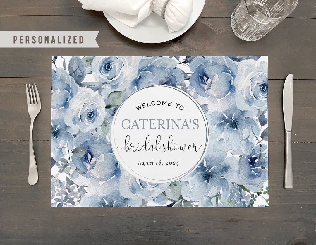 PERSONALIZED Paper Placemat Sheets | Multiple Quantities | Size: 17.25 ...