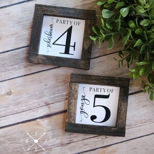 PERSONALIZED Family NAME PARTY of Sign Multiple Sizes Print Only or ...