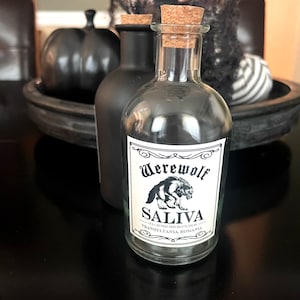 WITCHES BREW & POISON Bottles | Raven's Blood | Spider Venom | Faux ...