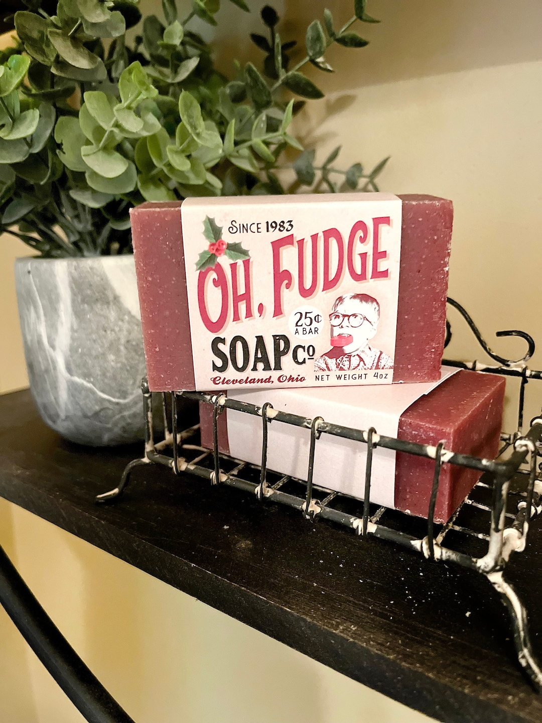 Oh Fudge! Soap Bar WRAP Inspired by Holiday Classic Movie "a Christmas ...