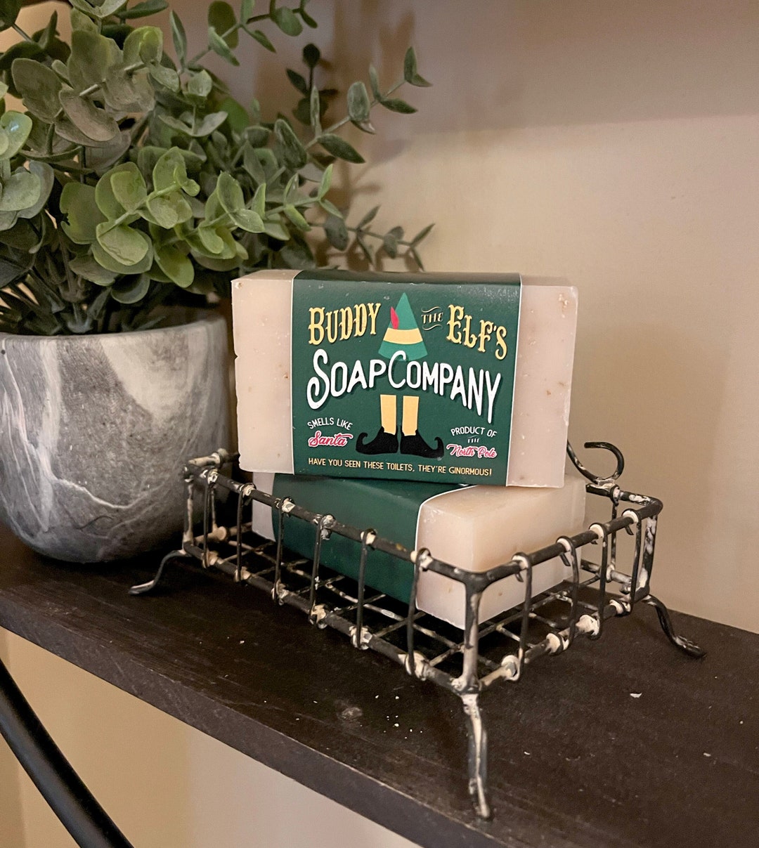 BUDDY the Elf's Soap Bar WRAP Inspired by Holiday Classic Movie "elf ...