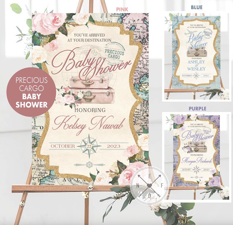 TRAVEL Themed Welcome Poster | Personalized DIGITAL File, Print, Frame ...