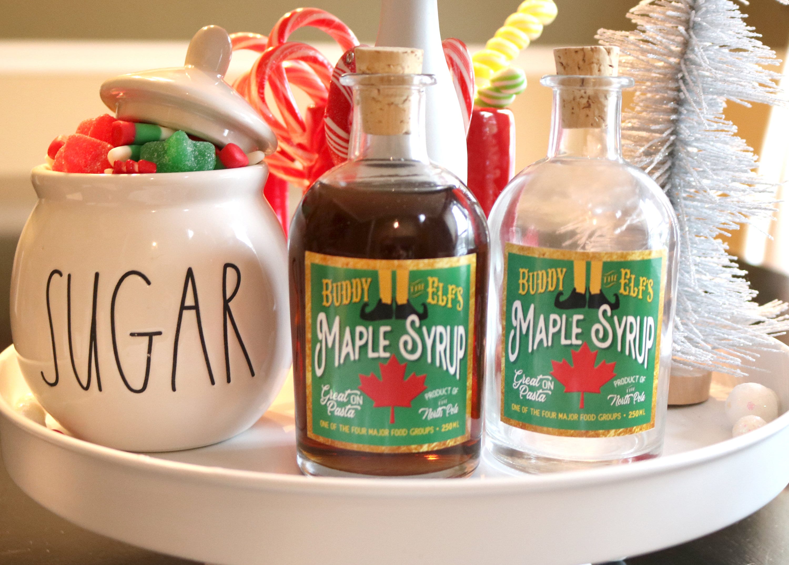 BUDDY the Elf's SYRUP BOTTLE Decoration (1)fill Yourself - Syrup Not ...