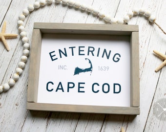 Cape Cod Wood Sign - Etsy