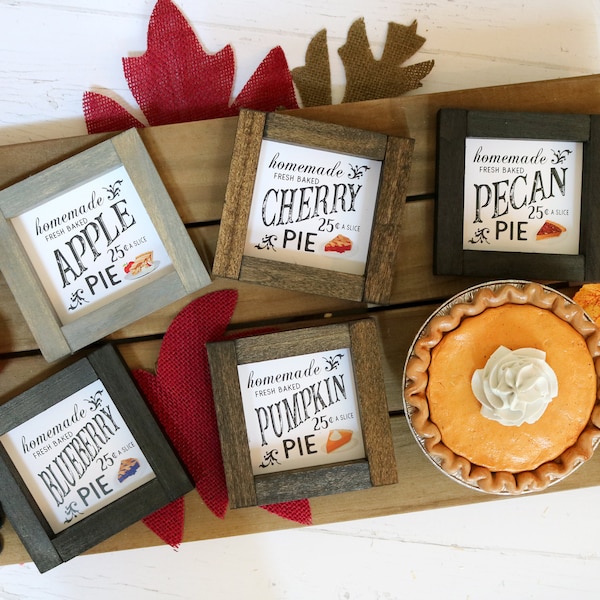 Mini Pie Signs - Etsy