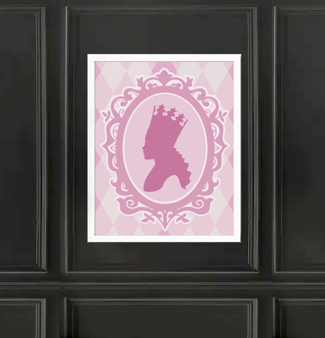 WICKED Inspired ELPHABA and GLINDA Cameo Profile Art Prints | Sold ...
