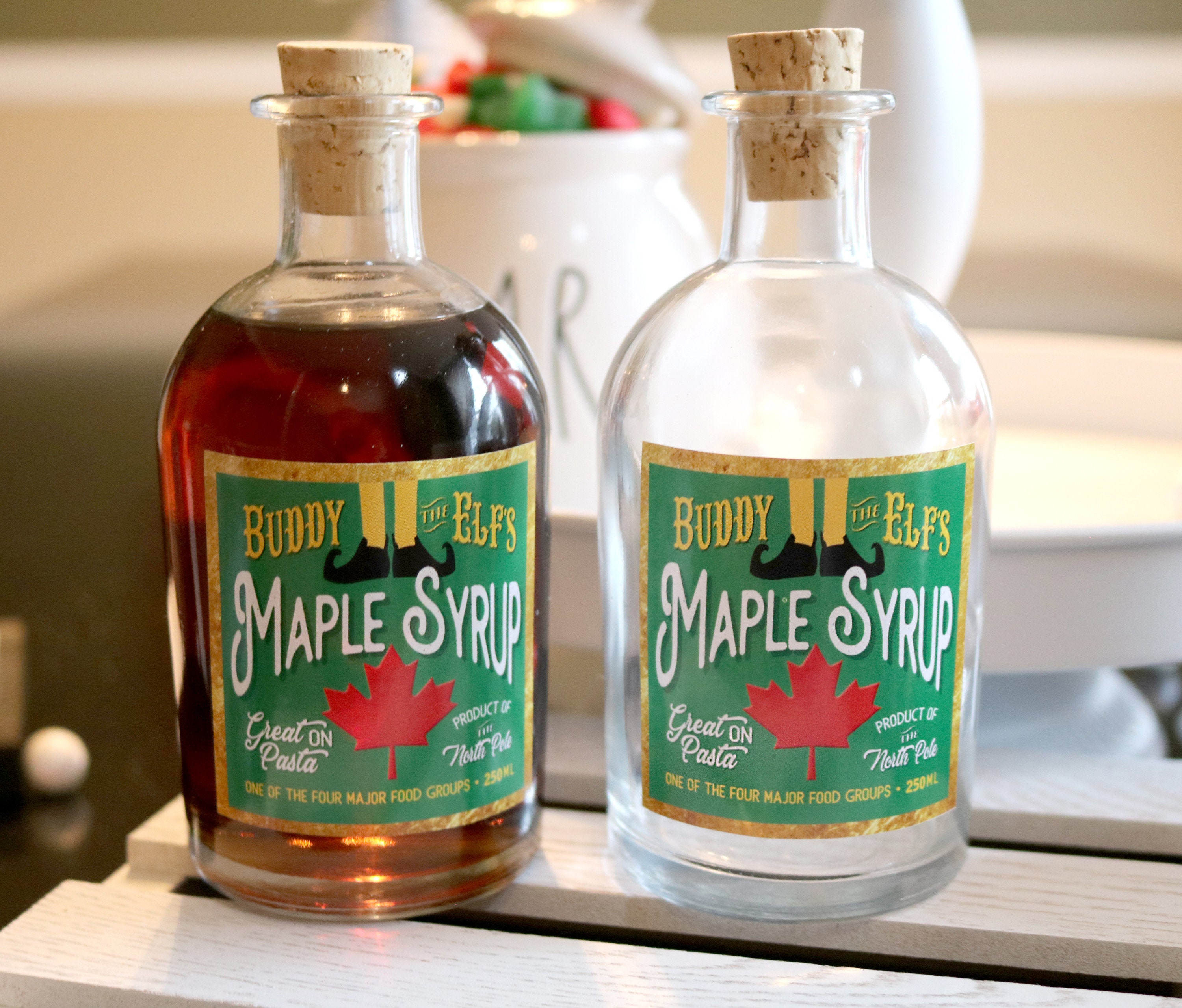 BUDDY the Elf's SYRUP BOTTLE Decoration (1)fill Yourself - Syrup Not ...