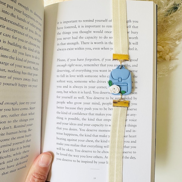 Elastic Bookmark - Etsy