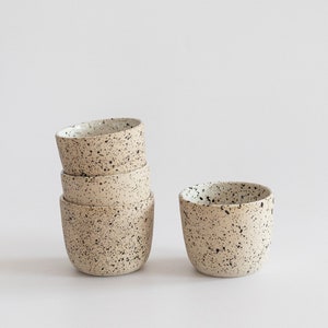 Ceramic Cup With Saucer, Ceramic Coffee Cup With Plate, No Handle Mug ...