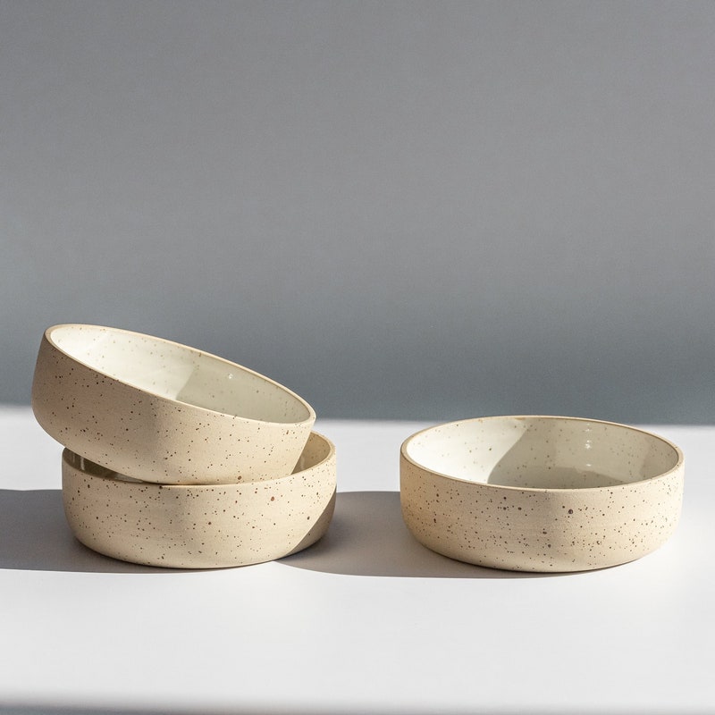 Ceramic Plate and Bowl Set - Etsy