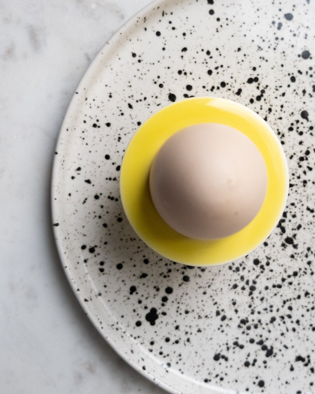 Black and White Ceramic Plates, Modern Dinnerware, White Plates With ...