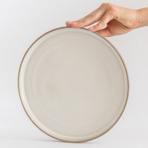 Ceramic Plates, Minimal Plates With Rim, Earthy Tones Brown Dishes ...