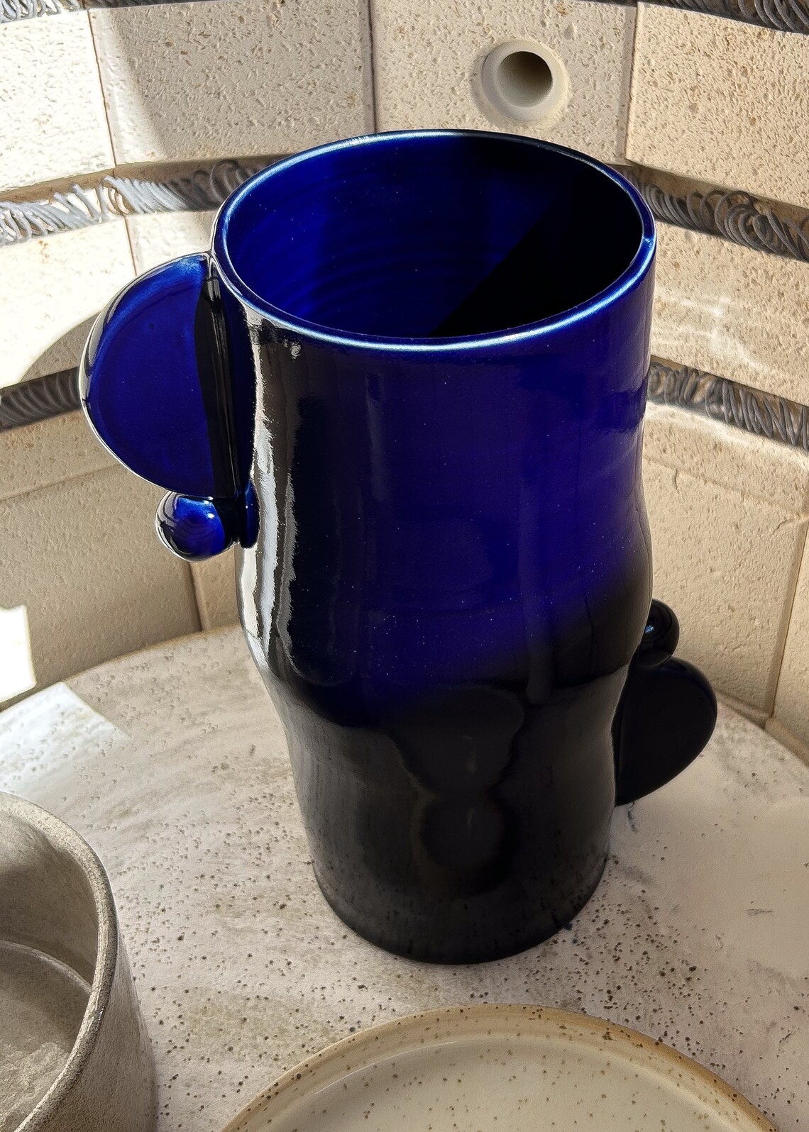 Tall Ceramic Vase Flower Vase Pottery Flower Vase Handmade - Etsy