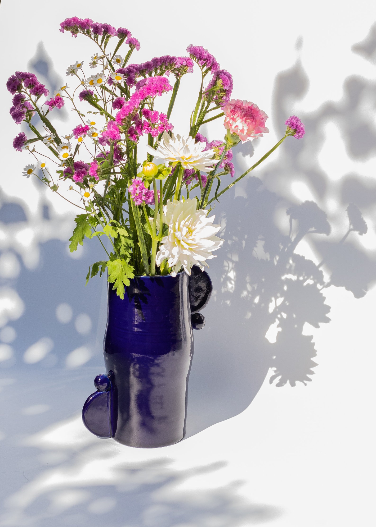 Tall Ceramic Vase Flower Vase Pottery Flower Vase Handmade - Etsy