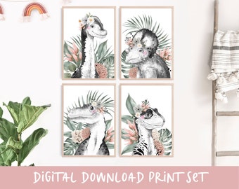 Dinosaur Wall Art - Etsy