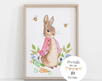 Peter Rabbit Art Print - Etsy