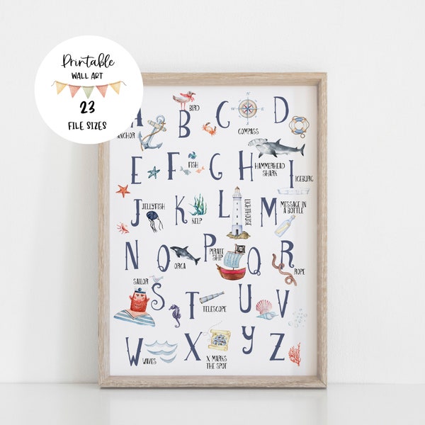 Nautical Alphabet - Etsy