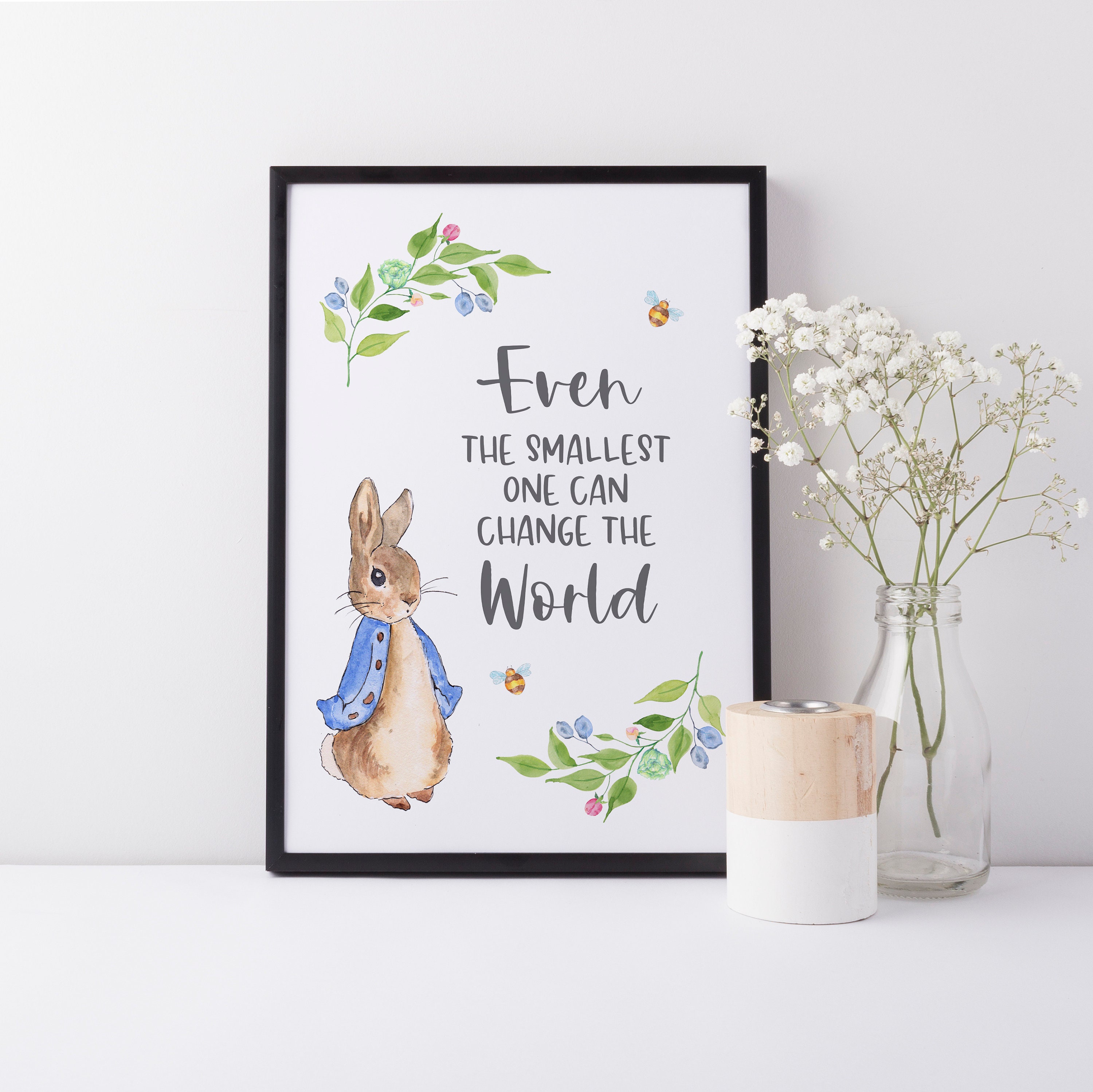 Peter Rabbit Print Set, Baby Nursery Print, Wall Art Decor, Beatrix ...