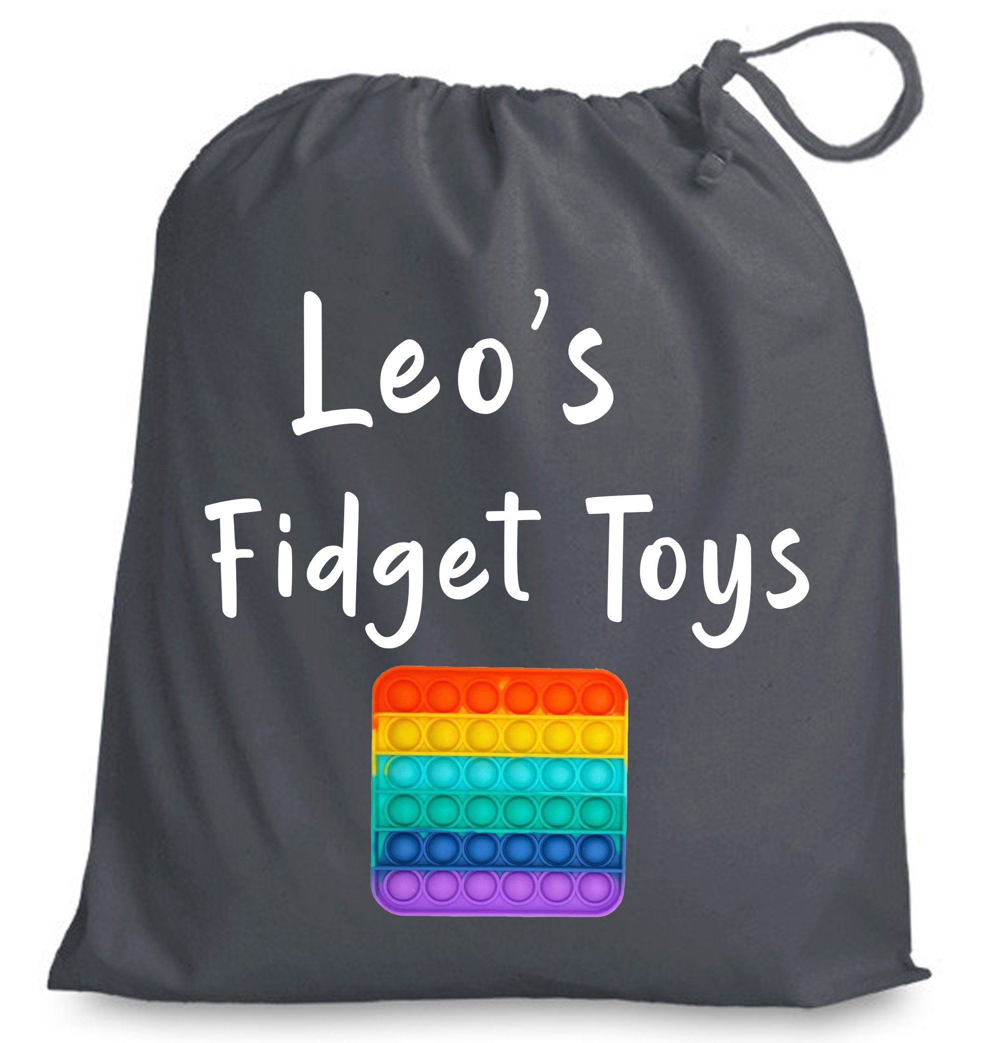 Bespoke Fidget Toys Storage Drawstring Bag | Etsy