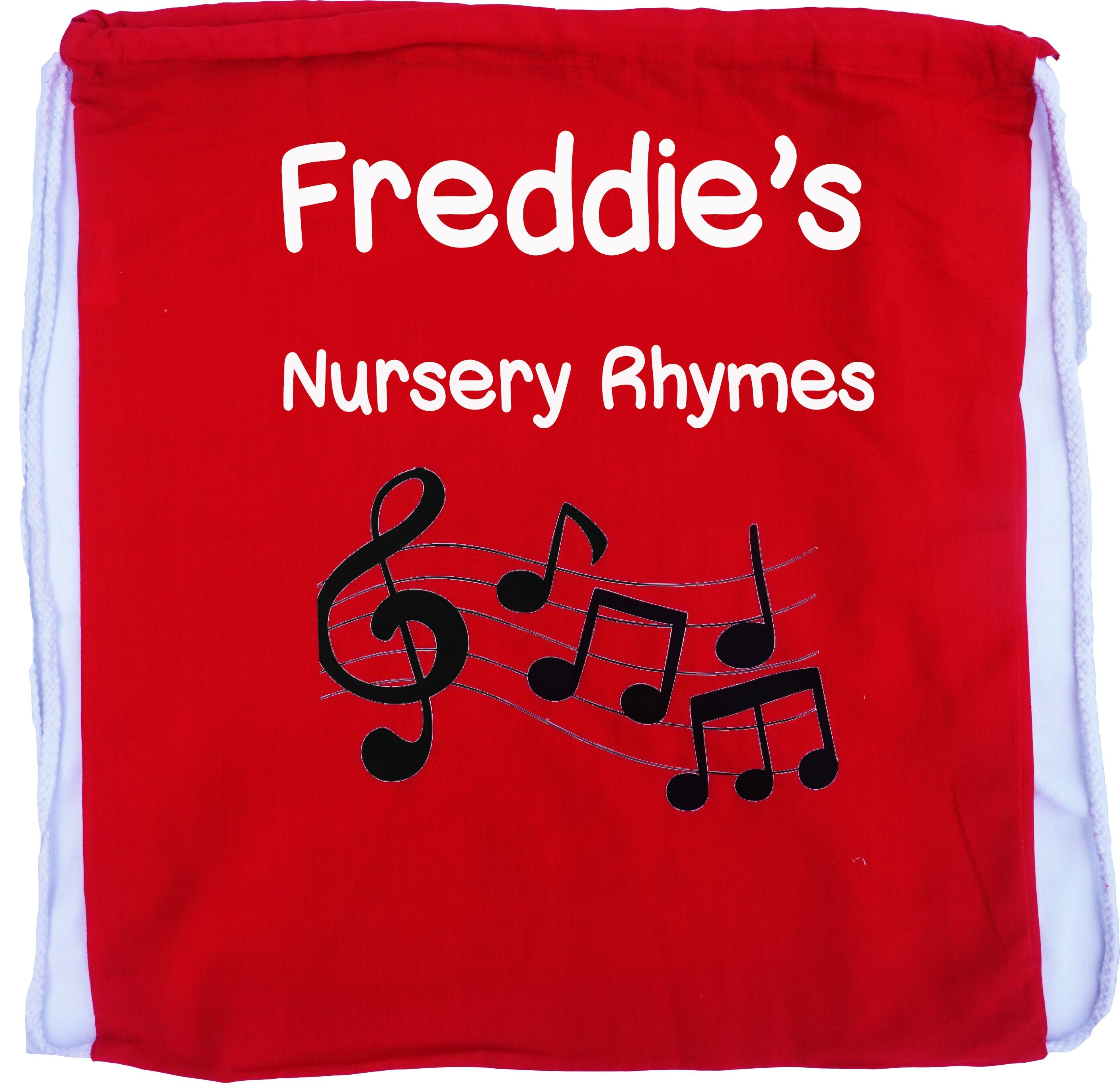 Personalised Music Song Treble Clef Drawstring Bag - Etsy
