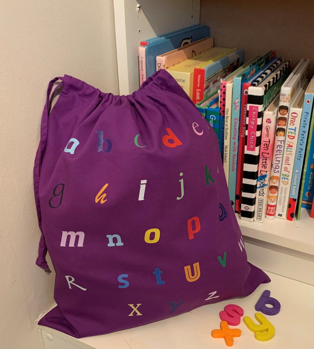 Colourful Alphabet Letters Drawstring Phonics Feely Bag - Etsy Österreich