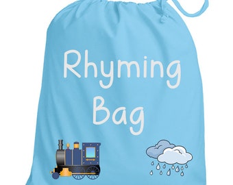NEW Personalised Nursery Rhymes Drawstring Bag - Etsy UK
