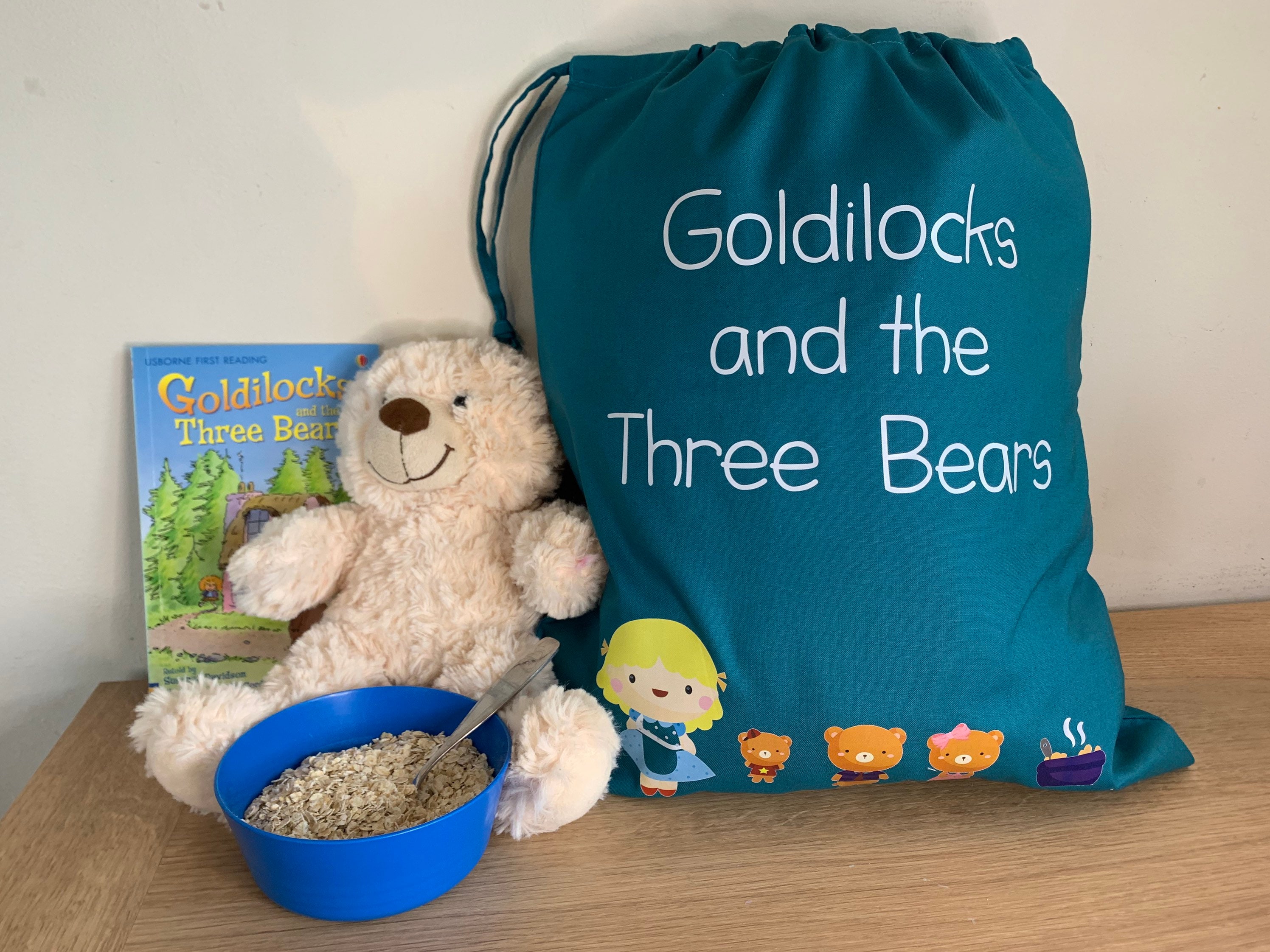 Goldilocks and the Three Bears Drawstring Story Bag - Etsy Canada
