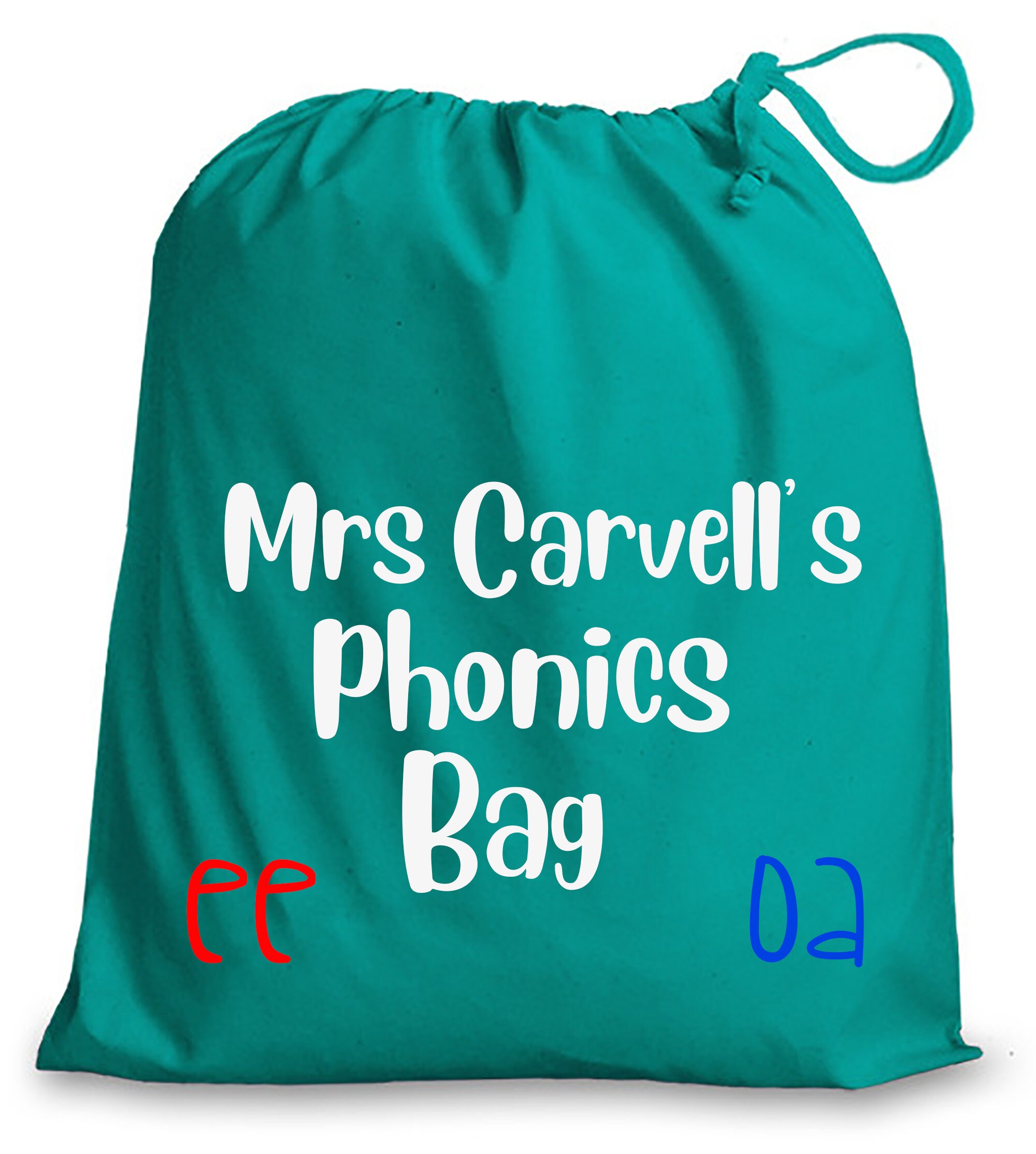 Personalised Phonics Feely Bag Drawstring Bag | Etsy