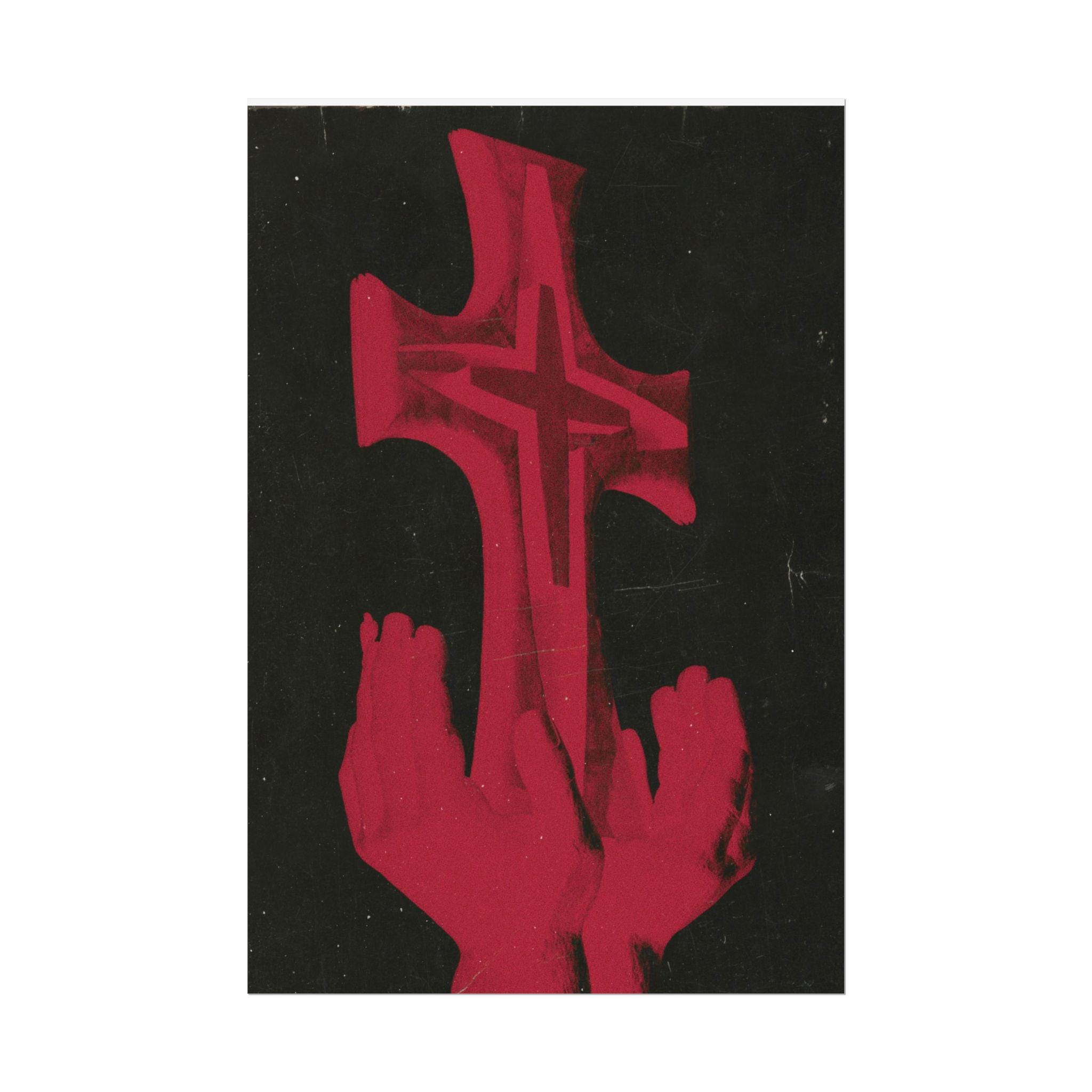 Gothic Art Print, Religious Poster - Etsy