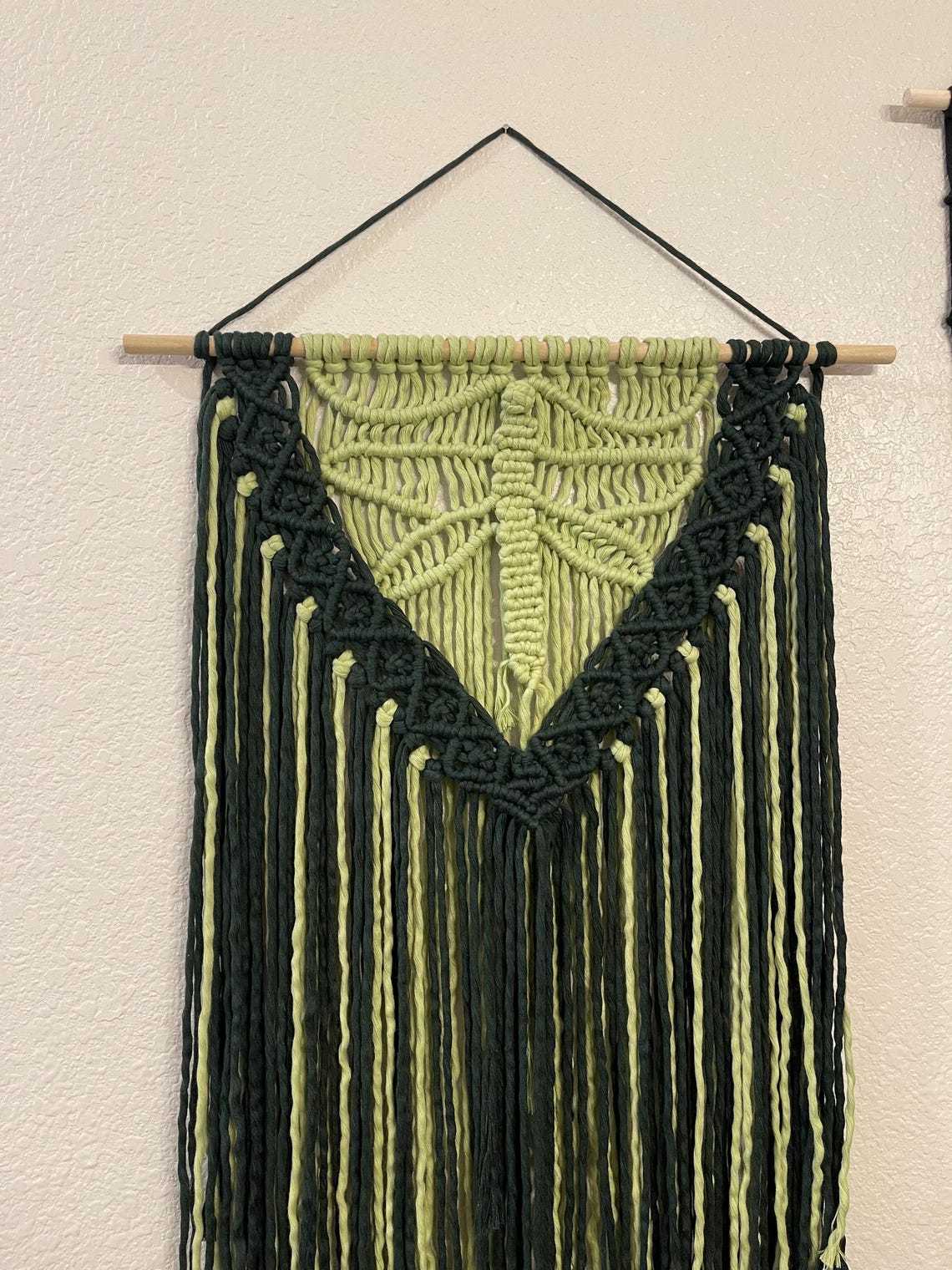 Dragonfly Macrame Wallhanging | Boho Wall Decor - Etsy