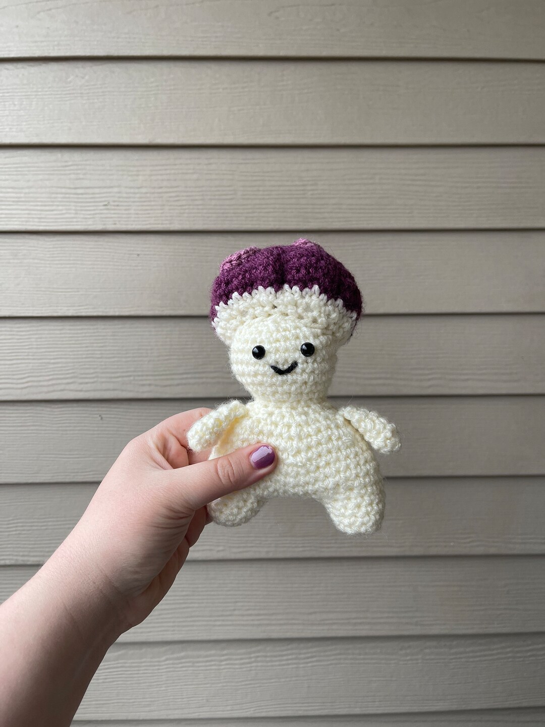 Little Mush Man | Mushroom Man | Purple Mushroom | Mushroom Plushie ...