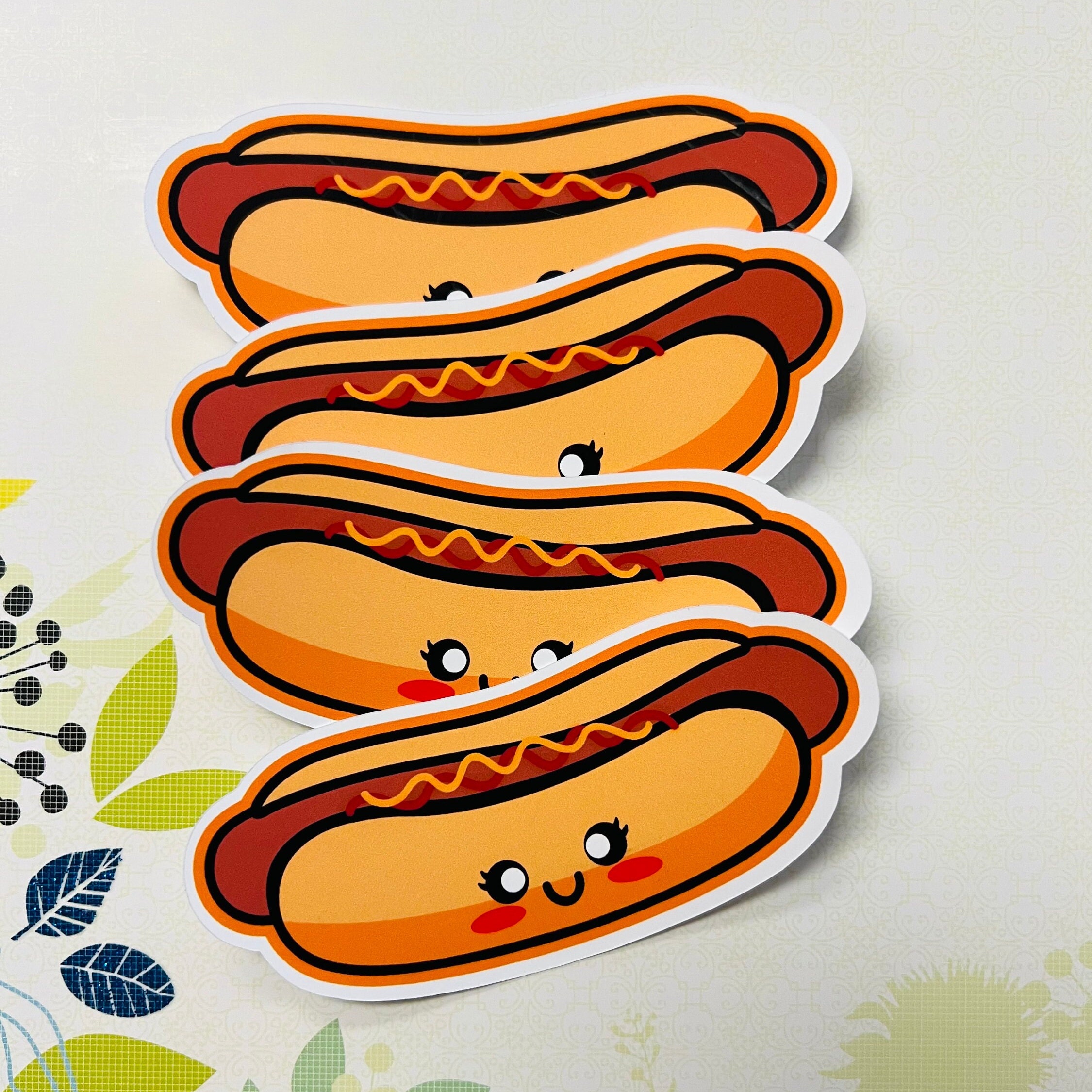 HOT DOG Stickers - Etsy
