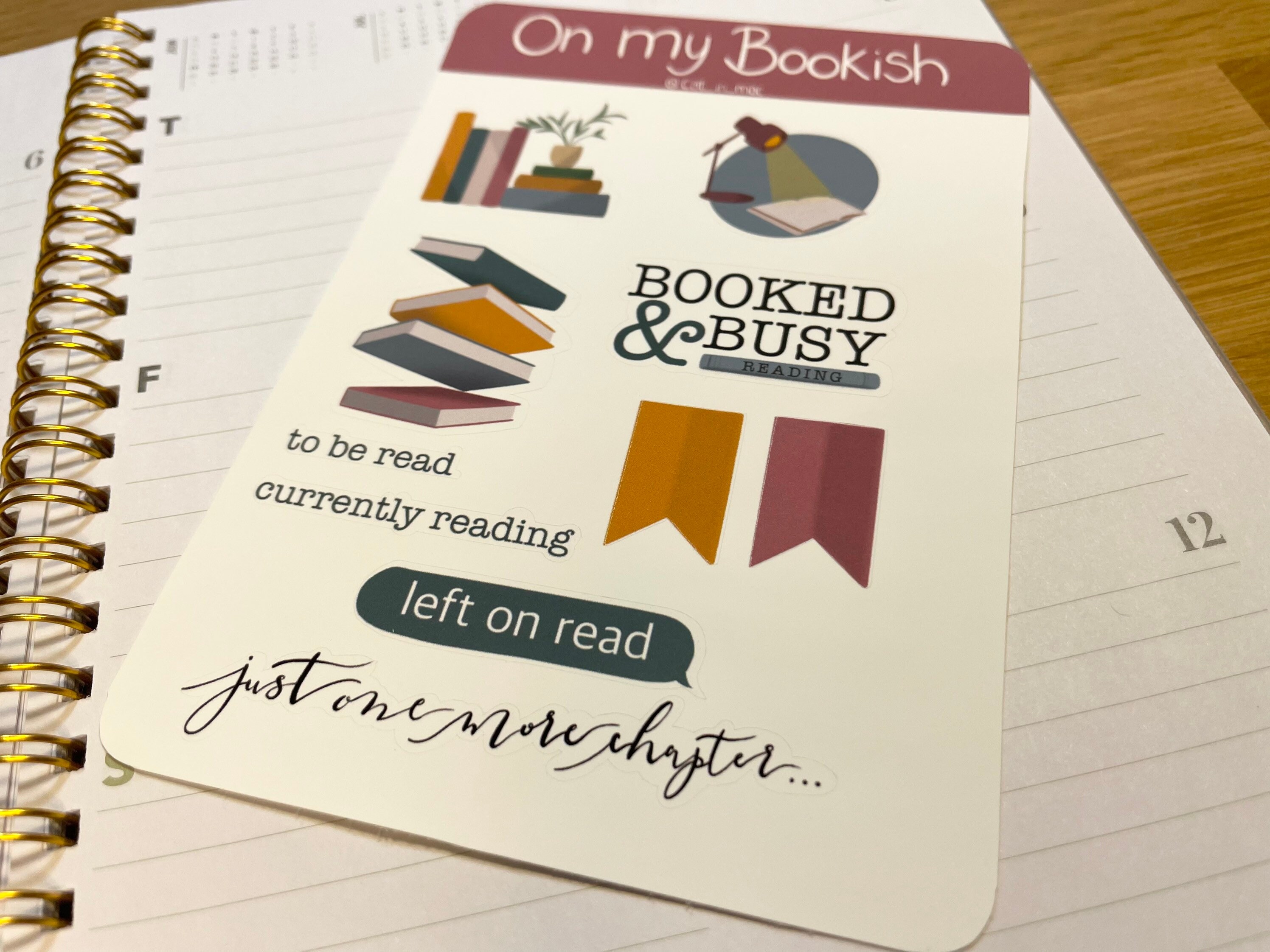 Book Sticker Sheet, Bullet Journal Stickers, Bujo Stickers, Planner ...