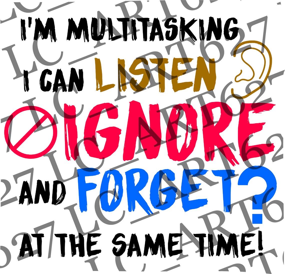 Funny Multitasking SVG PNG EPS File - Etsy