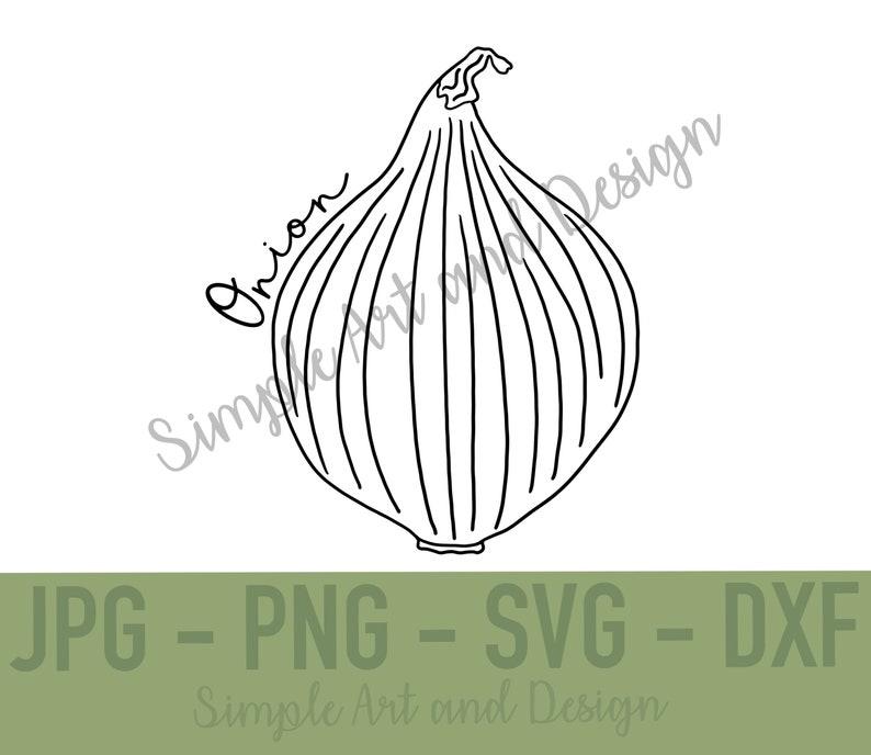 Onion | SVG | PNG | JPG | Dxf | Onion Svg | Farming Design | Onion Png ...